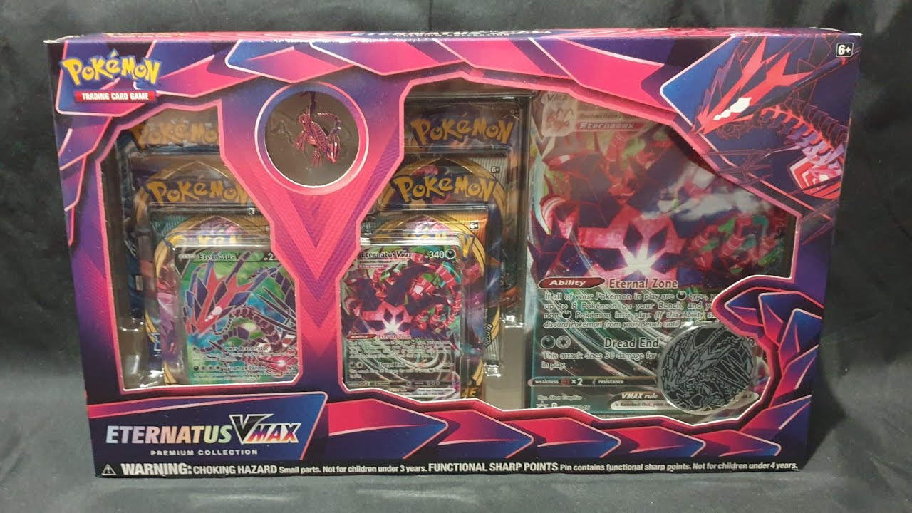 Unboxing: Pokemon Trading Card Game Sword and Shield Eternatus Vmax ...