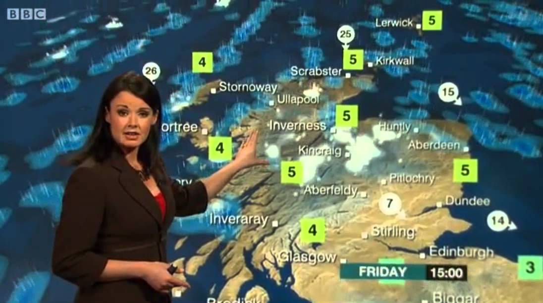 Gillian Smart BBC Scotland Weather 29/1/15 - YouTube