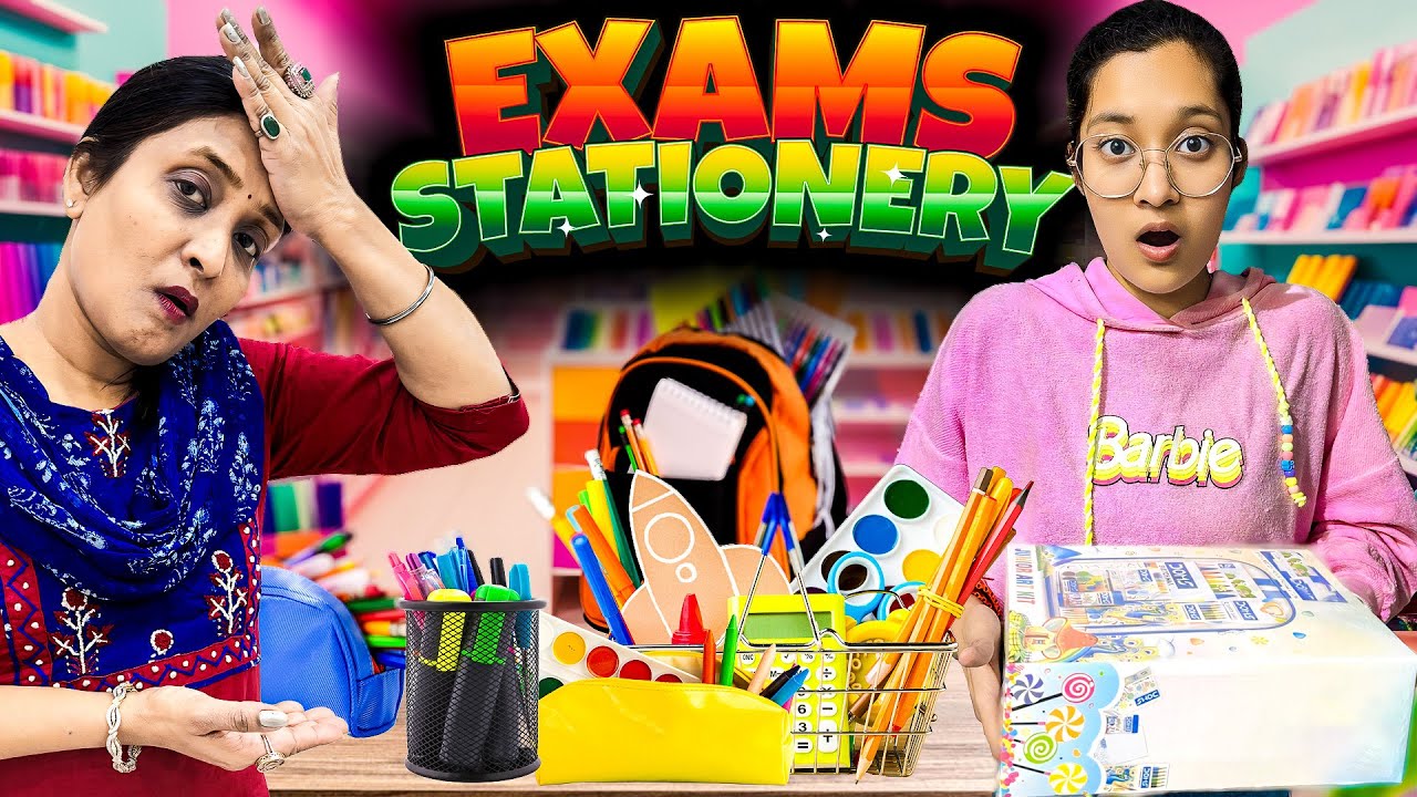 PREBOARD EXAMS STATIONERY SHOPPING! 🏪🛍| Class 10th | Cute Sisters - YouTube