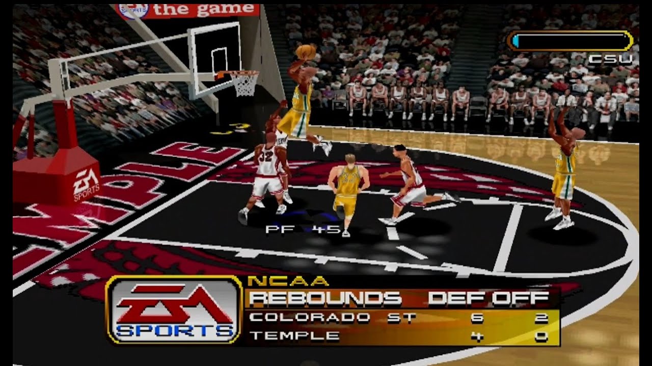 NCAA March Madness 2000 Gameplay Exhibition Match (PS1,PSX) - YouTube