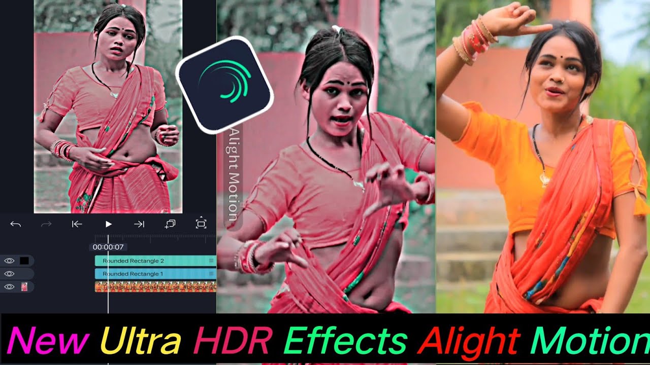 New Alight Motion HDR Red Effect | New Trending Effect In Alight Motion ...