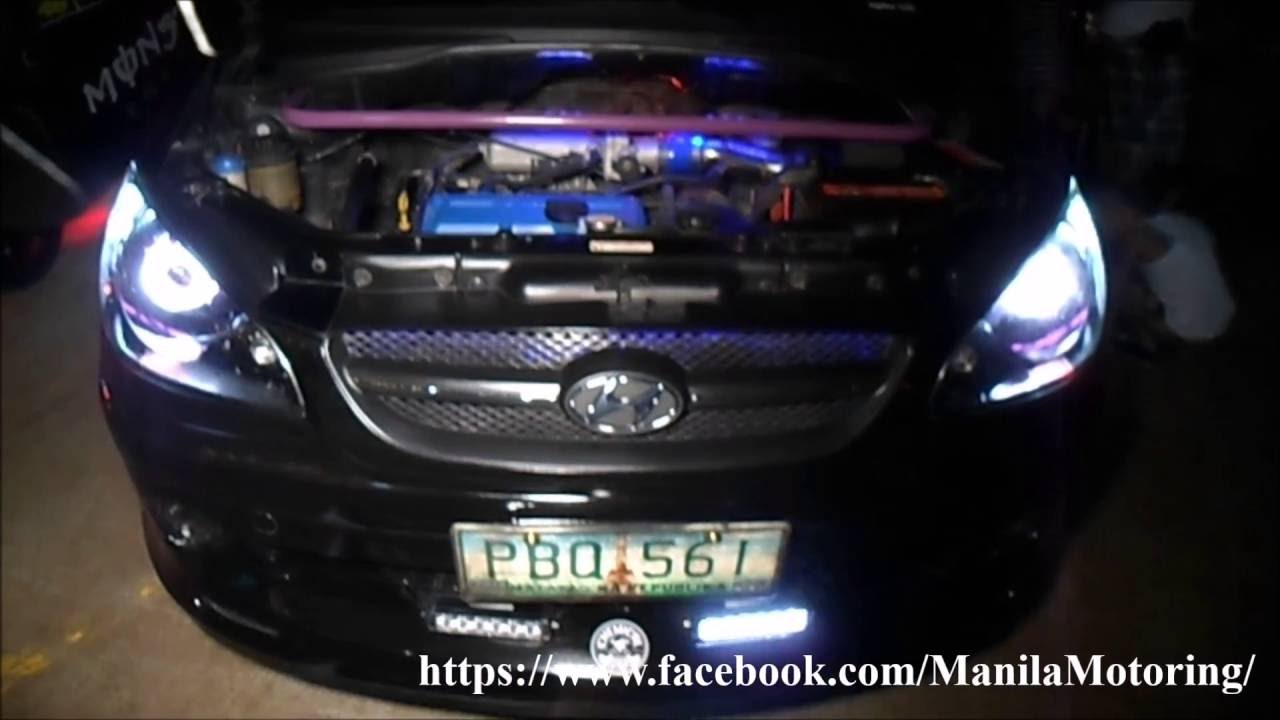 Customized Hyundai Getz by Clifford customs and bodykits! - YouTube