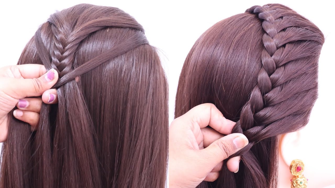 Best Easy Hairstyle - New hairstyle |Simple Open Hairstyle | Hairstyle ...