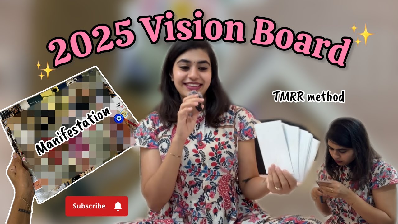 2025 Vision Board | Manifestation : TMRR method - YouTube