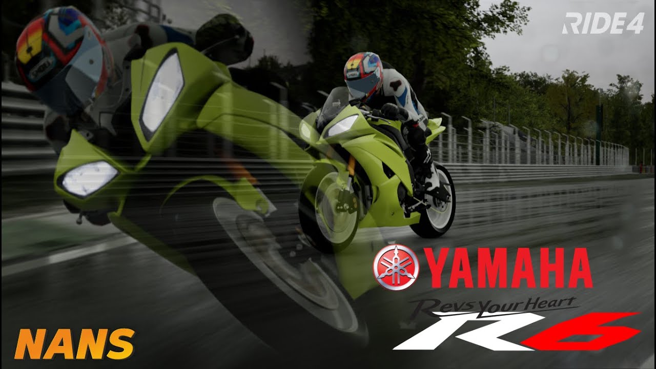 RIDE 4 YAMAHA R6 MONZA CIRCUIT RAIN - YouTube