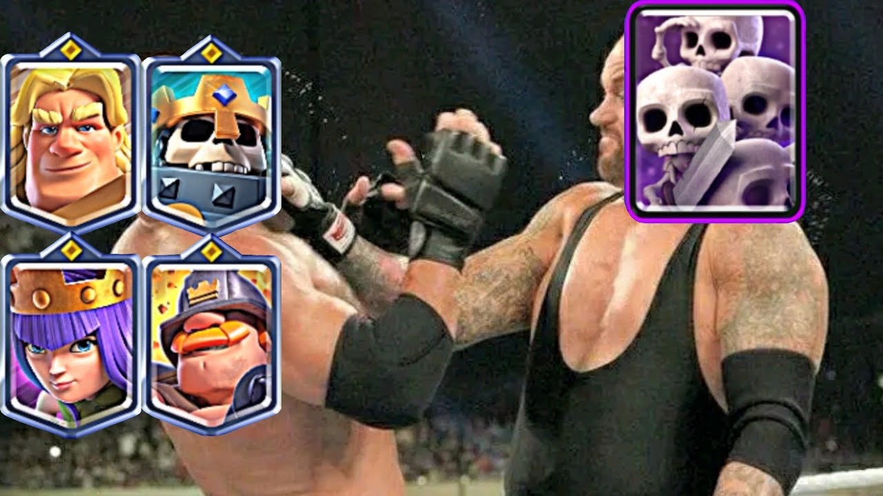 Skeleton Army defeat Champion cards (Clash Royale) - YouTube