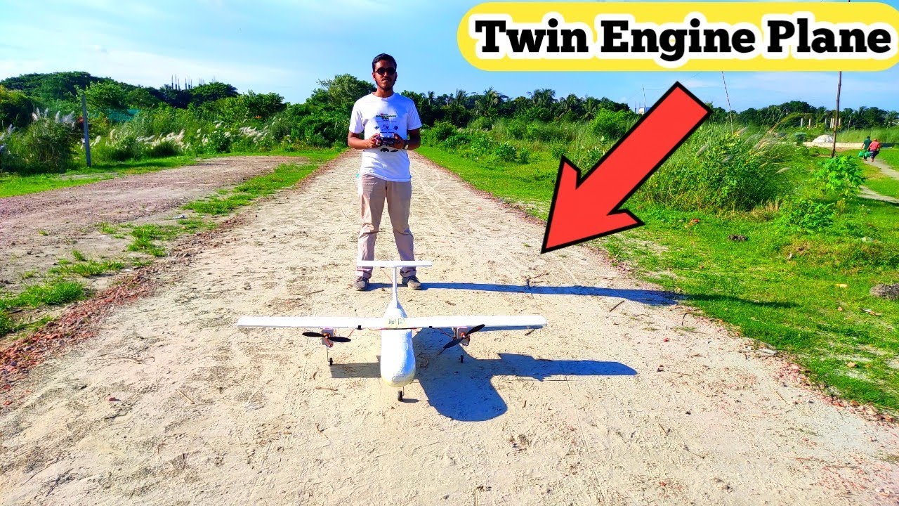Double Engine Plane Setup - How to set twin engine in big size and ...