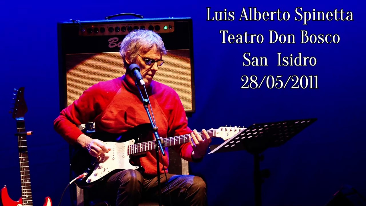 Luis Alberto Spinetta - Teatro Don Bosco, San Isidro (28/05/2011) - YouTube