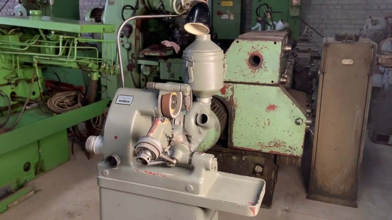 Single-Lip Cutter Grinder - Deckel - YouTube