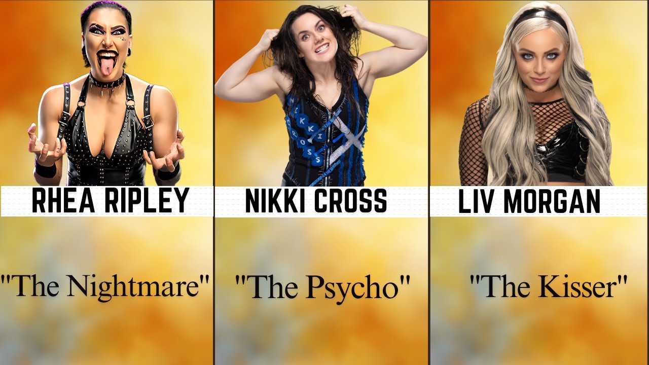 WWE Female Superstars And Their Nickname - YouTube