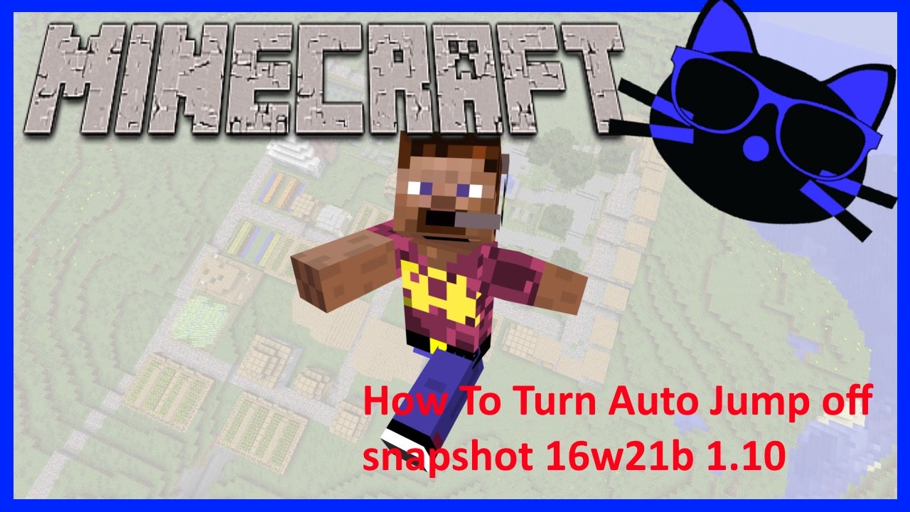 How to Turn off auto jump - Minecraft - YouTube