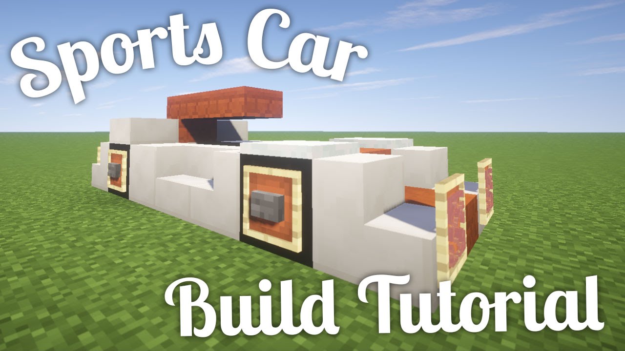 Minecraft | Sports Car Building Tutorial - YouTube
