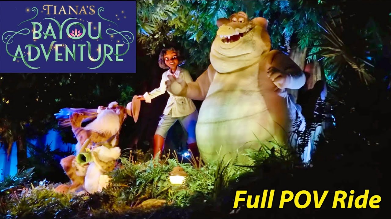 Tiana's Bayou Adventure FULL POV Ride Through at Walt Disney World ...