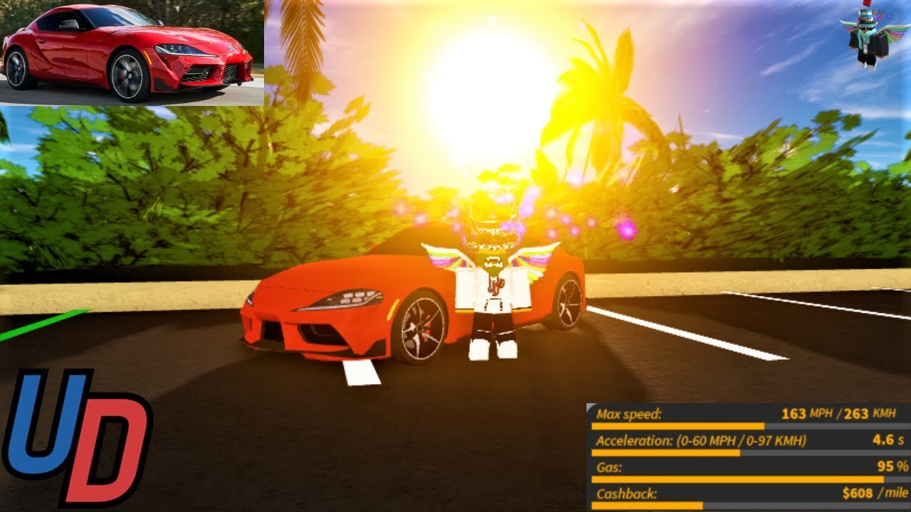 Review of the *NEW* Toyota Supra Mk5 in Ultimate Driving Roblox! - YouTube