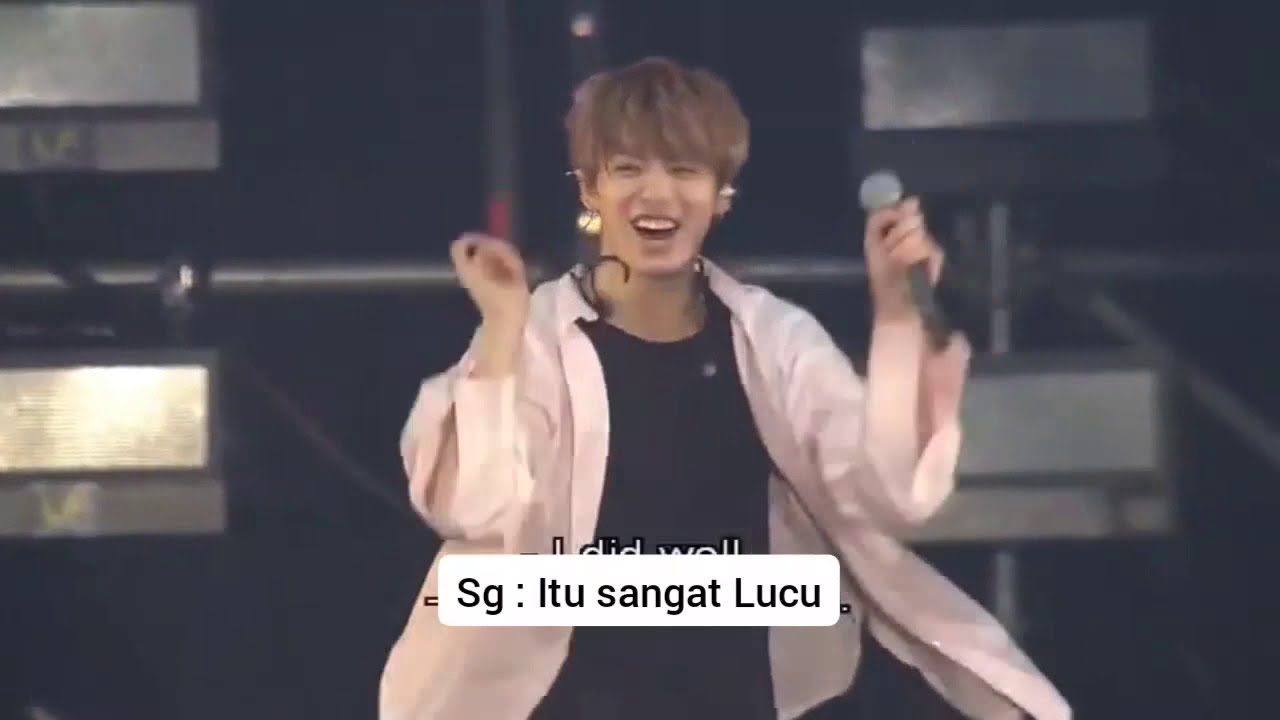 Sub indo BTS jin moment lucu park 1 - YouTube