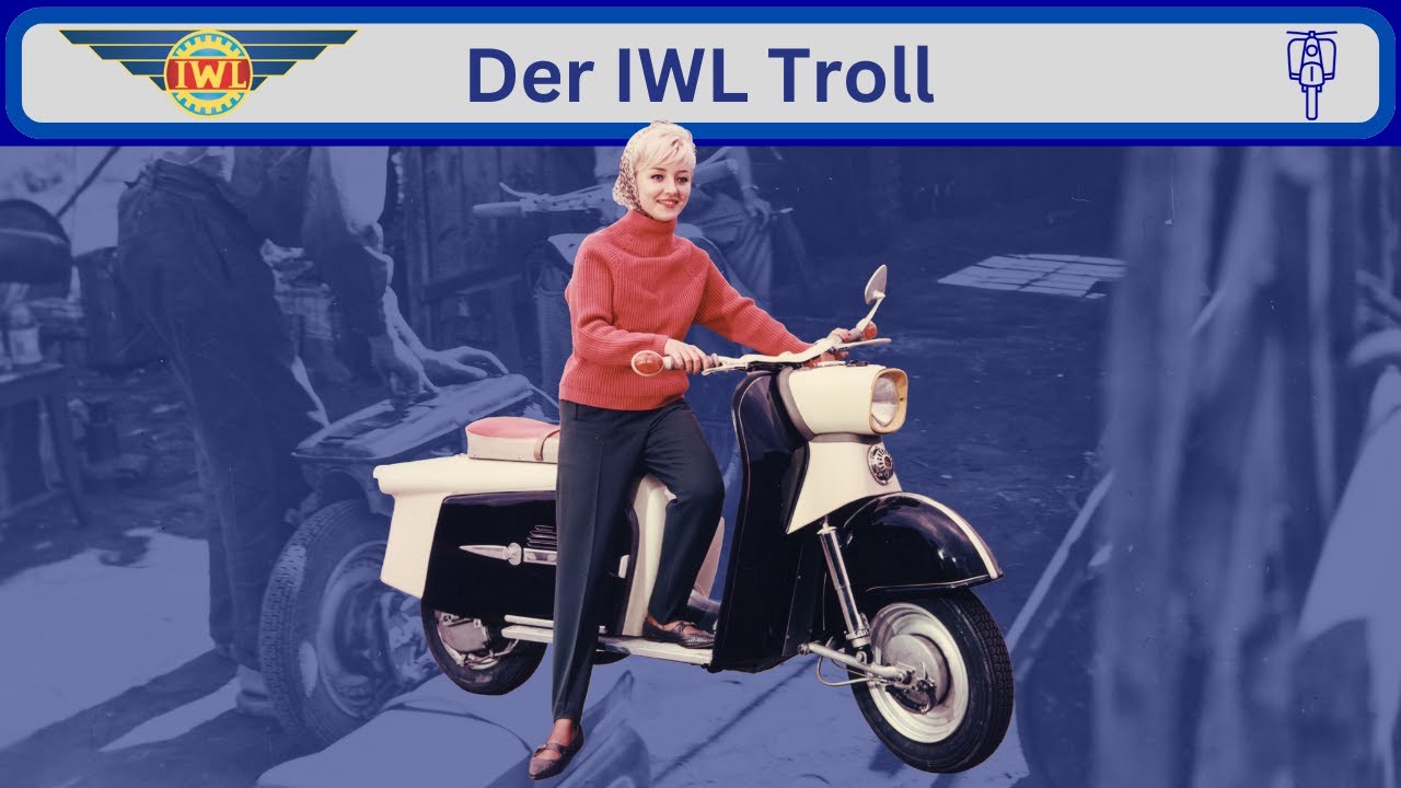Der IWL Motorroller Troll 1 I DDR I Germany - YouTube