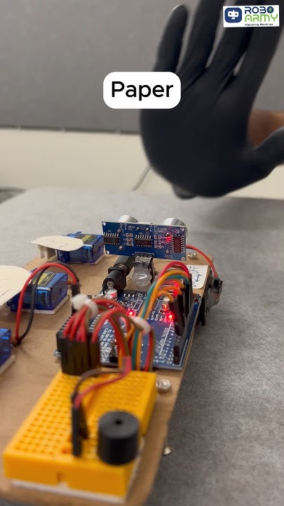 DIY Iinteresting Game using Ultrasonic Sensor #arduinoprojects #scienceproject # ...