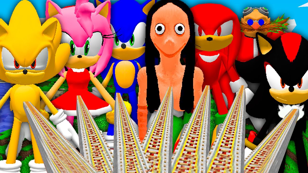 I Found new SECRET TUNNELS of SONIC SECRET MOB KNUCKLES EGGMAN AMY ...