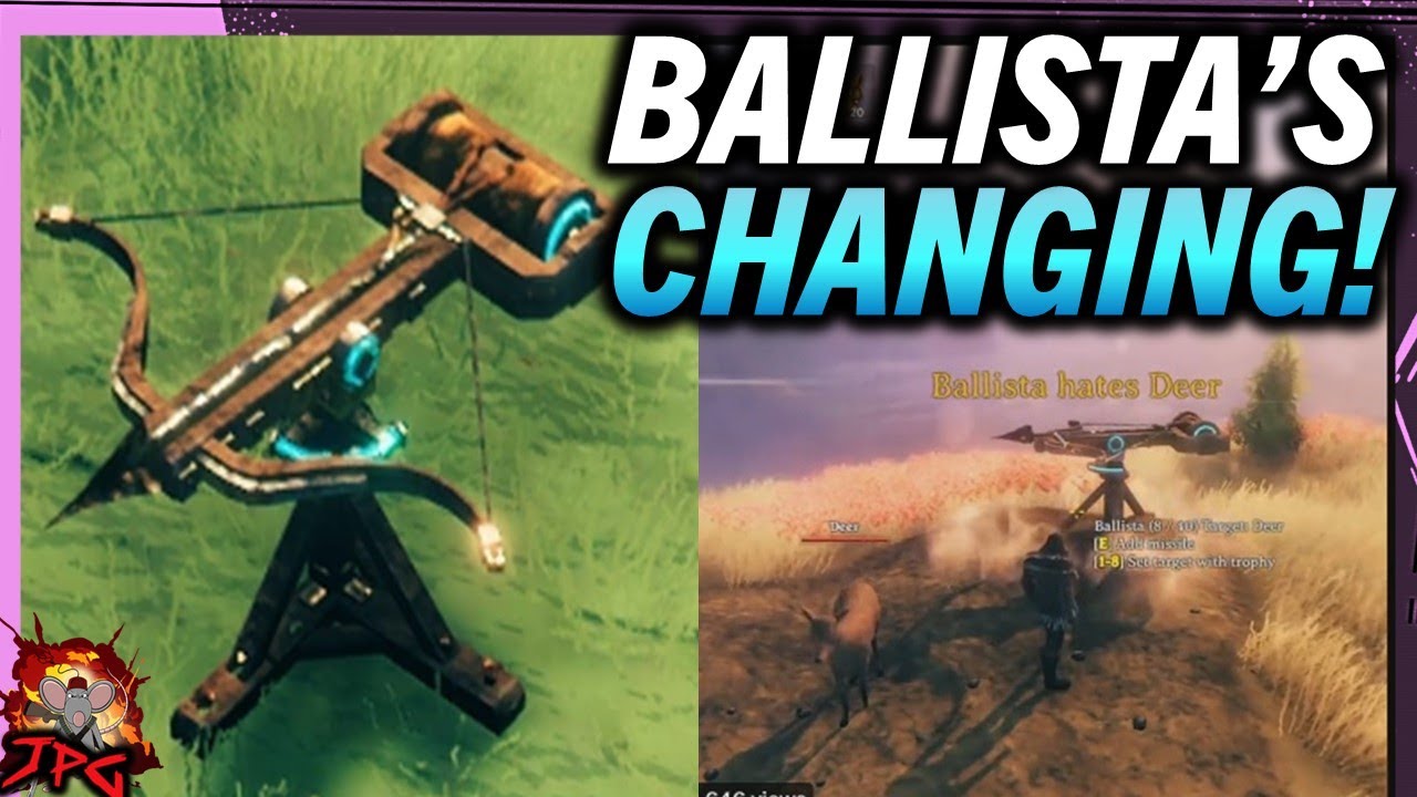 VALHEIM BALLISTAS ARE GOOD! Changes Incoming! Valheim Merch! Big News ...