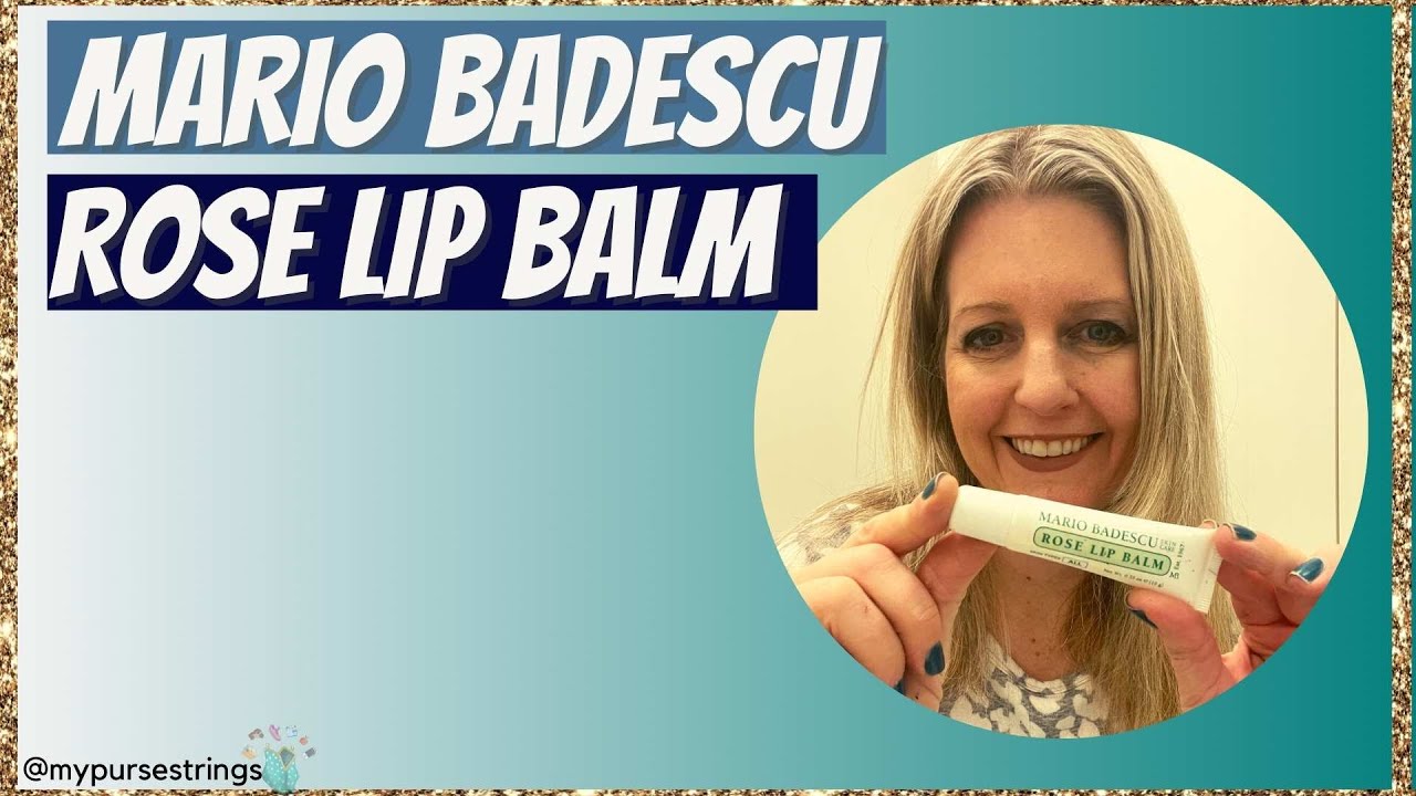 I use this Mario Badescu Rose Lip Balm every night - YouTube