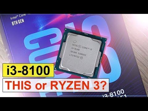Intel i3-8100 Coffee Lake -- This or Ryzen 3? - YouTube