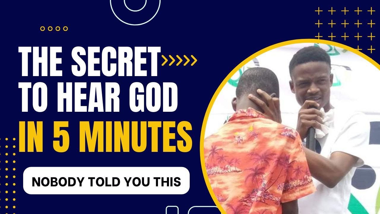 The secret to hear the voice of GOD concerning your life - YouTube
