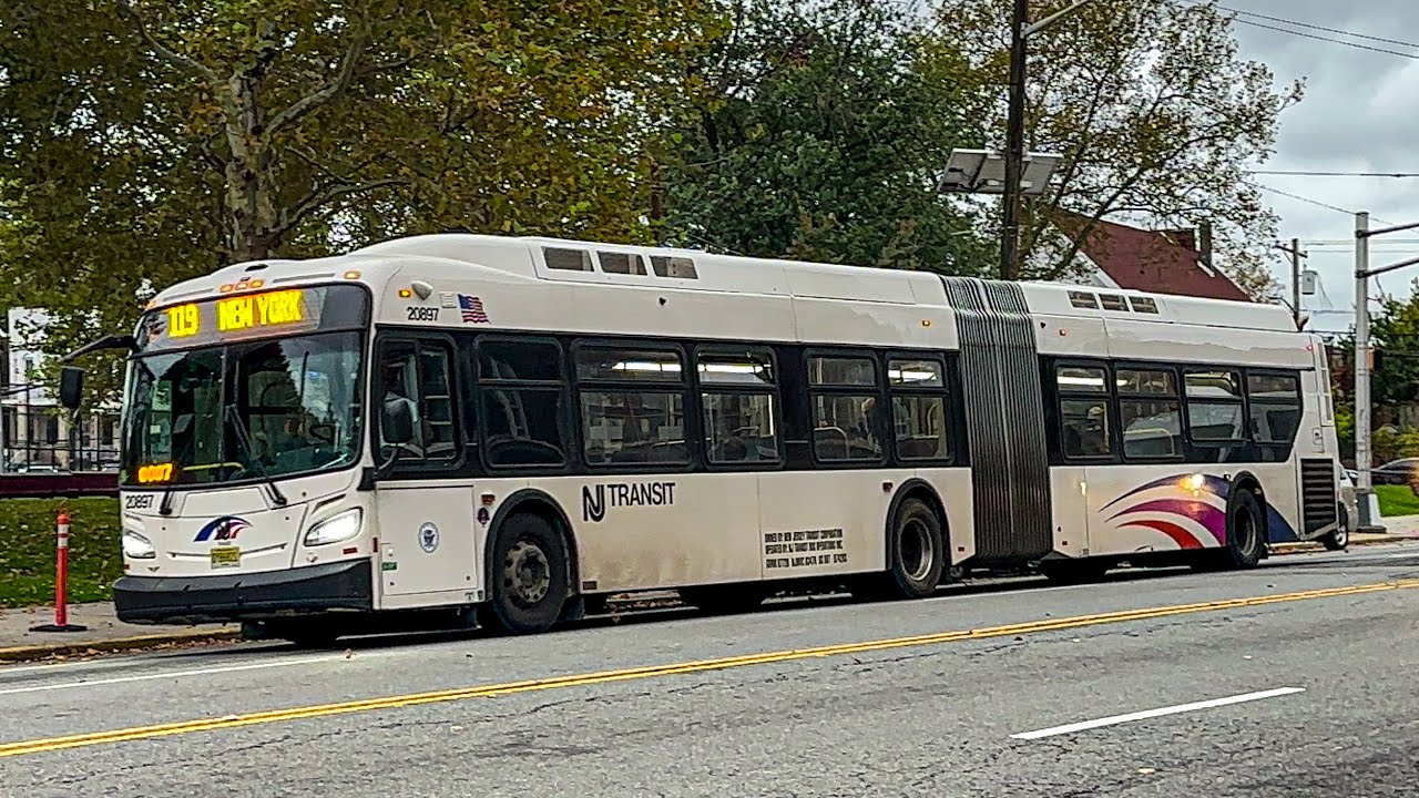 New Jersey Transit 2020 New Flyer XD60 20897 on Route 119 - YouTube