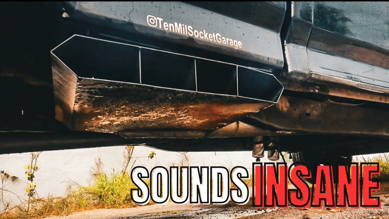NASCAR Boom Tube exhaust on a FORD 1996 F350 7.3 powerstroke dually ...