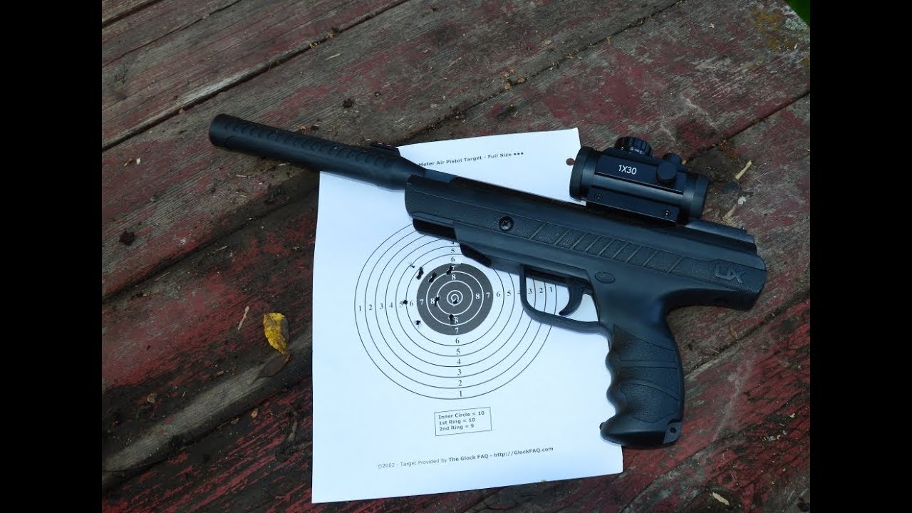 The Umarex Trevox in 177 shot at 10 Meters - YouTube