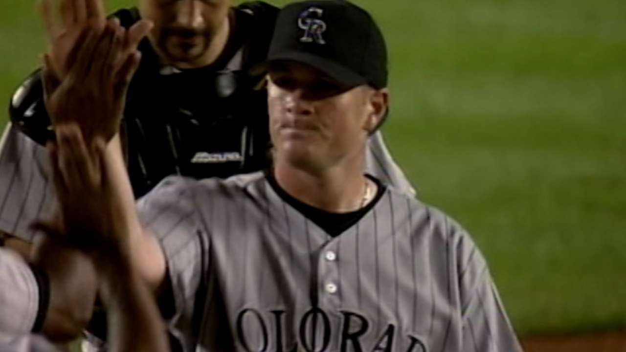 Jason Jennings tosses shutout, hits homer in debut - YouTube