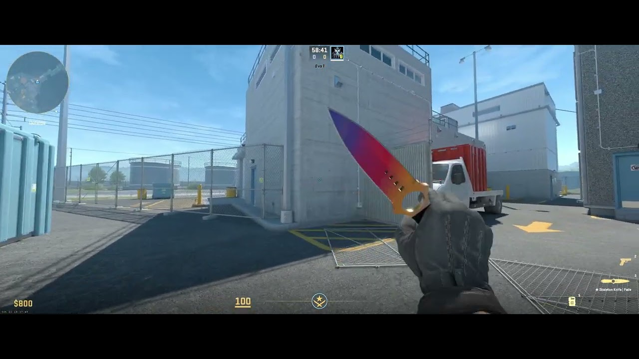 CS 2 - ★ Skeleton Knife | Fade Showcase (94% fade) - YouTube