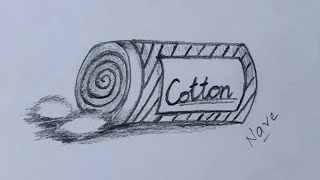 Cotton Drawing Easy With Pencil