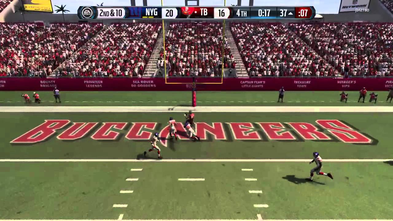 First Madden 16 game of the year (Giants @ Bucs) - YouTube