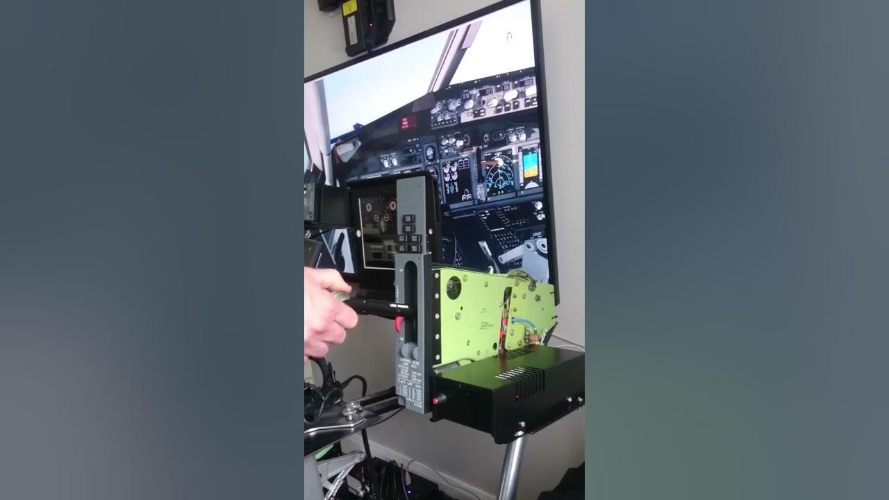 Oem 737 Gear Lever Operation X-Plane Mobiflight - YouTube