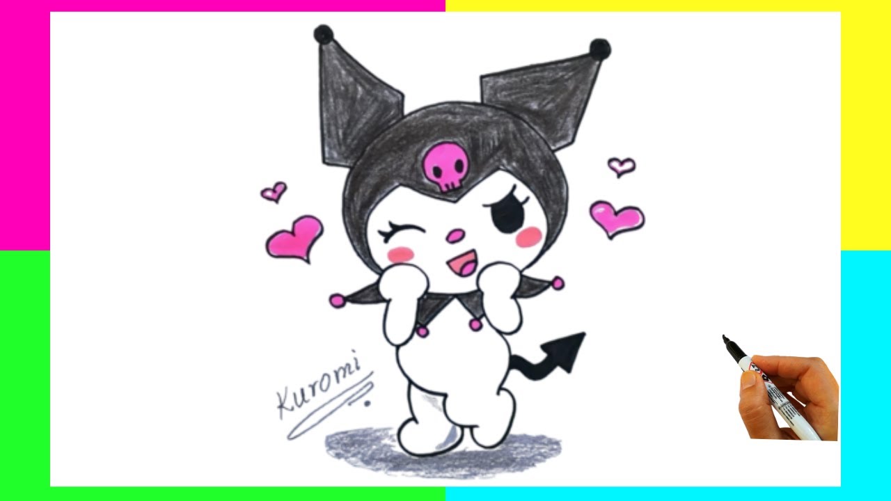 How to Draw Kuromi, Easy Drawing, Step by Step - YouTube