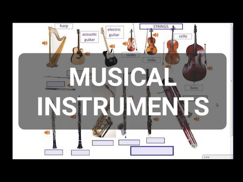 Musical Instruments Learning For Kids - YouTube