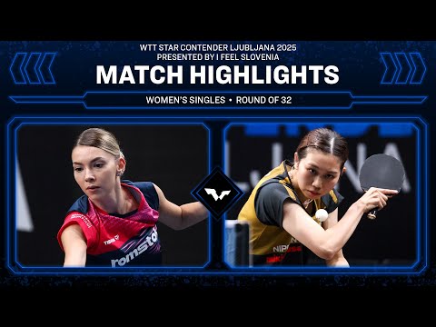 Bernadette Szocs vs Hitomi Sato | WS R32 | #WTTLjubljana 2025