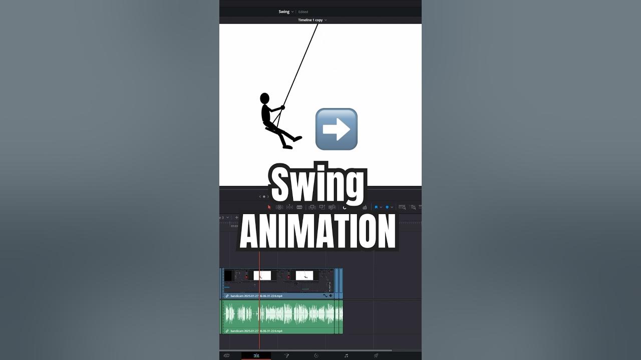 Swing Back & Forth Animation - DaVinci Resolve - YouTube