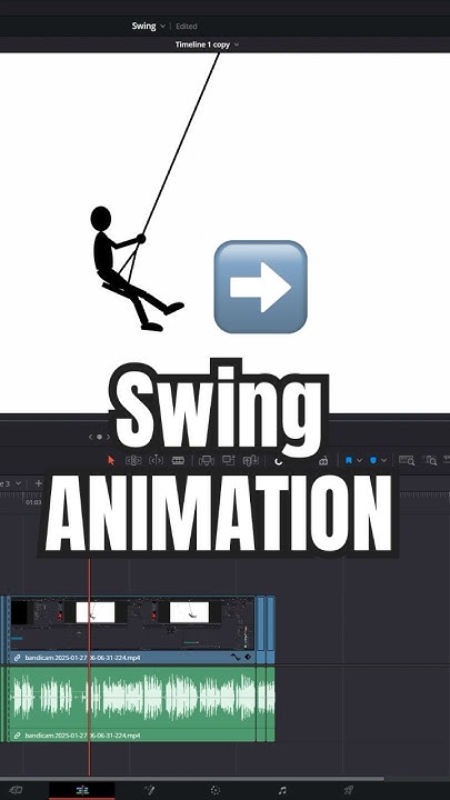 Swing Back & Forth Animation - DaVinci Resolve - YouTube