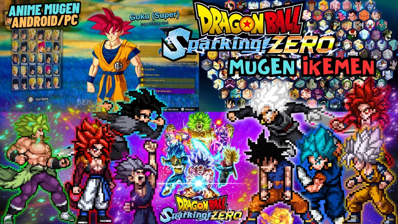 NEW! Dragon Ball Sparking Zero Mugen Ikemen GO (Android/Pc) - Watch Mode Full Roster ...
