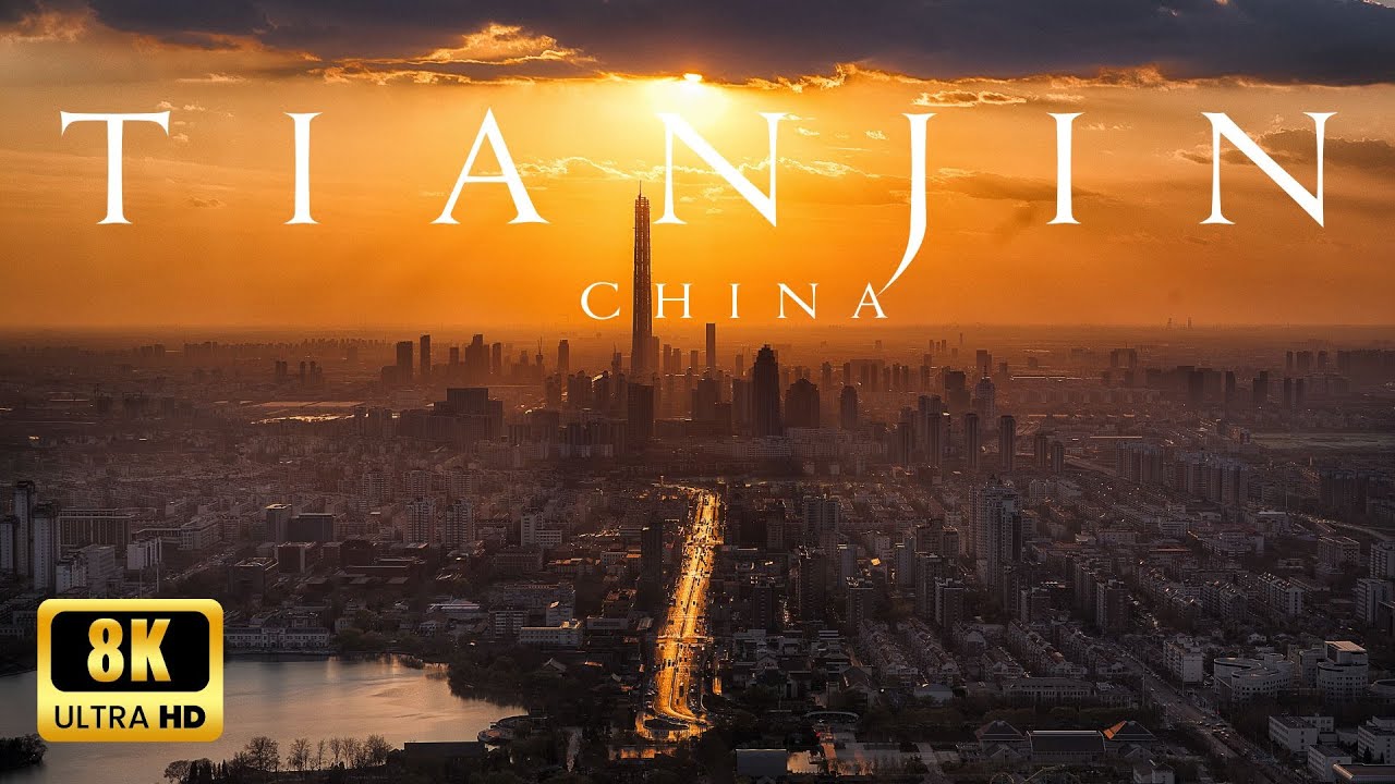 Tianjin, China in 8K ULTRA HD 60FPS by Drone - YouTube
