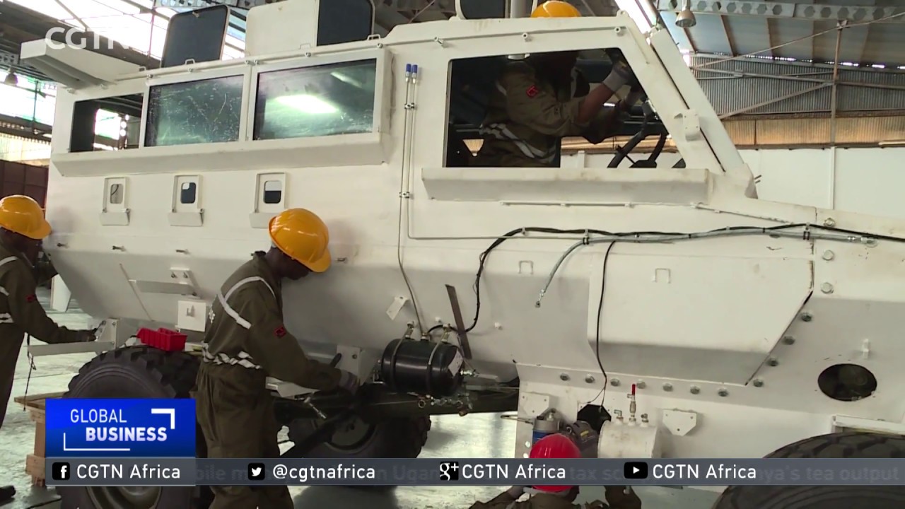 Country launches its first armored vehicle assembly plant - YouTube