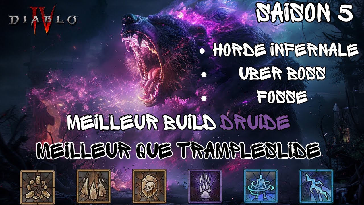 Diablo 4 - Saison 5 Guide du druide DOOMSTORM (ÉBOULEMENT) - YouTube