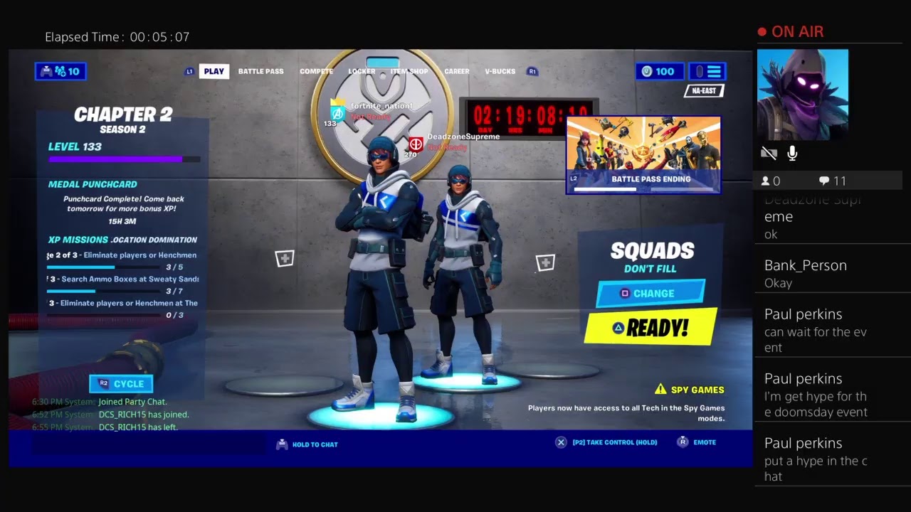 DeadzoneSupreme fortnite live stream split screen - YouTube
