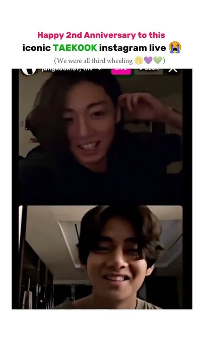 Its been 2 years since we got this iconic live!!🥹💜 #taekook #toptae - YouTube