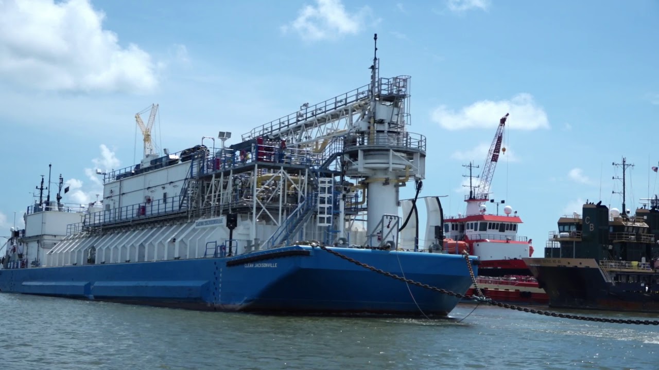 Conrad Shipyard Barge Spacex