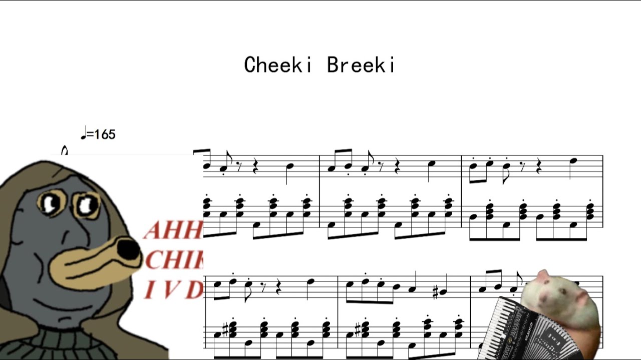 А ну! Чики брики (Cheeki Breeki) [Accordion Sheet Music] - YouTube