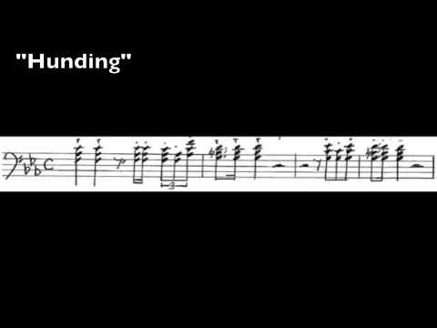 Wagner Leitmotives - 41 - Hunding