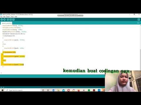 Cara membuat led sensor dengan ultrasonic pada proteus 8 dan arduino ...