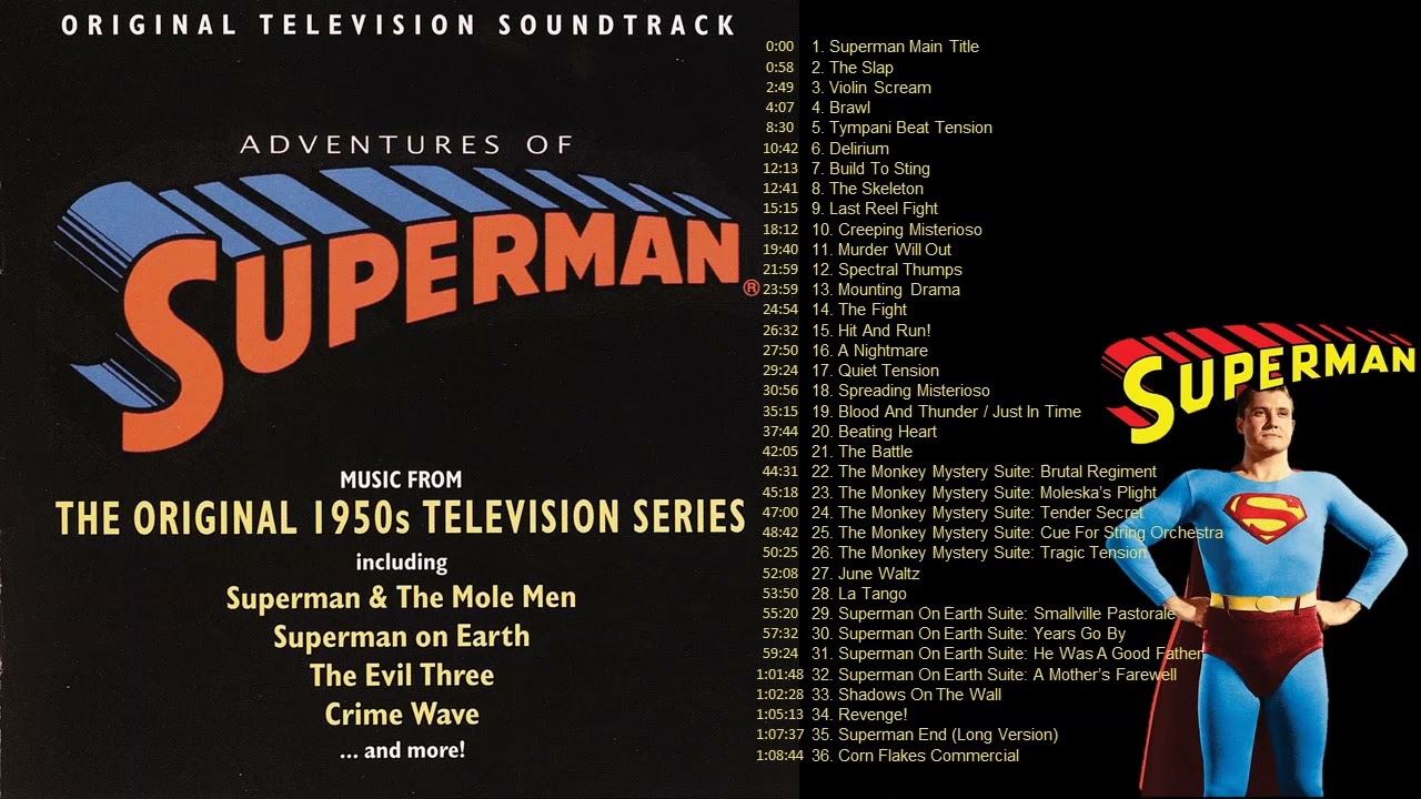 Adventures Of Superman The Original 1950’s Television Series Soundtrack ...